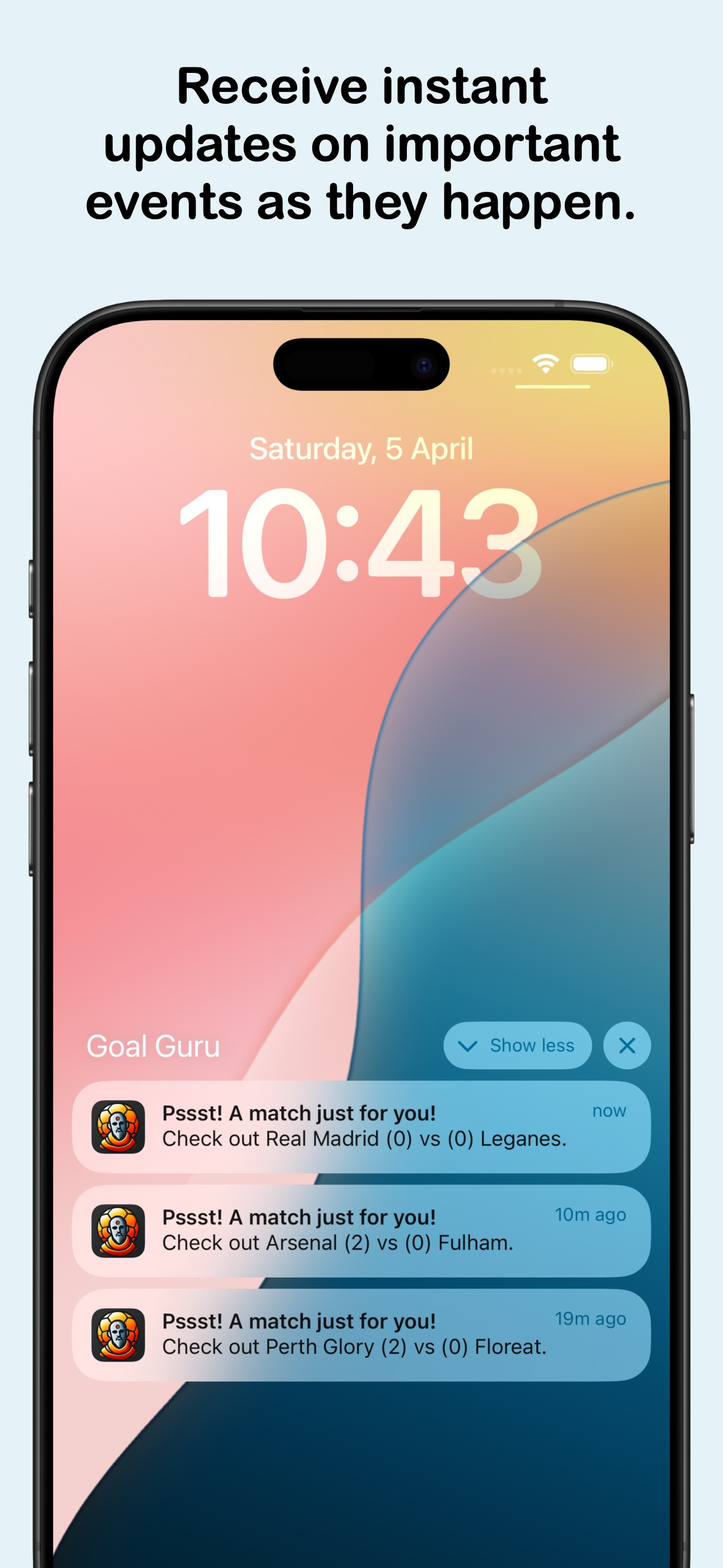 Goal Guru - Live and Personalized Football Notifications